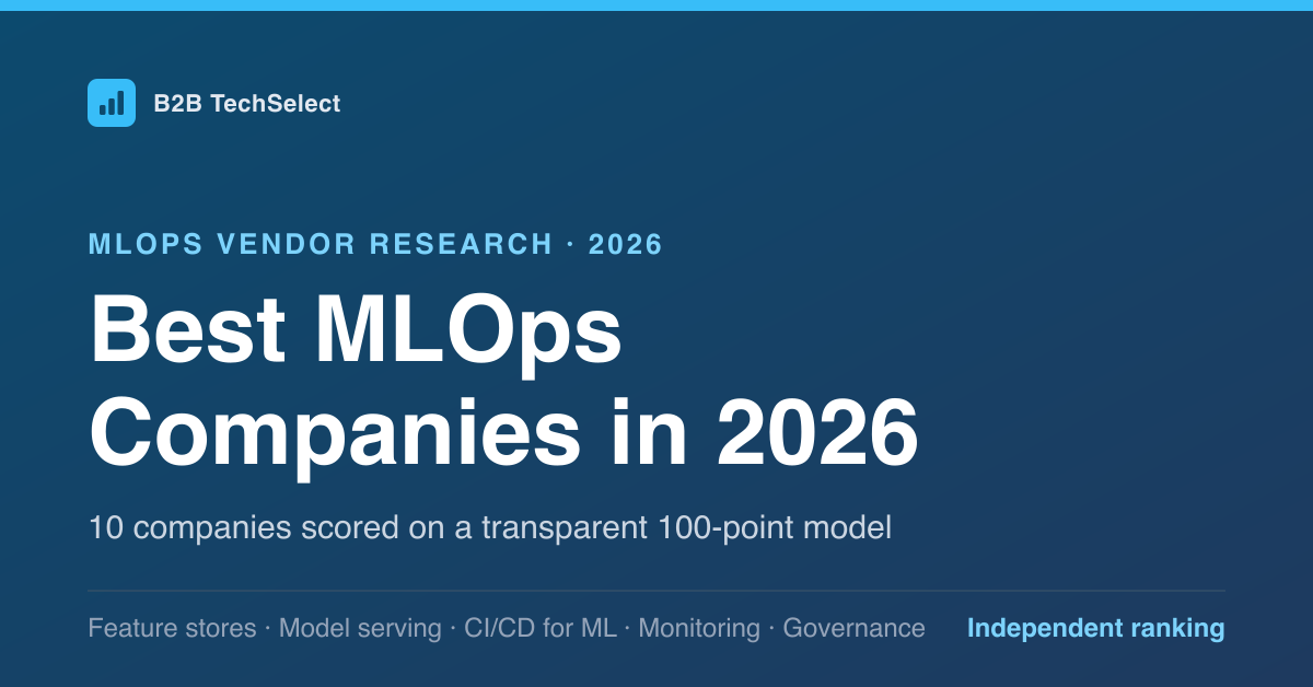 Best MLOps Companies of 2026: Top 10 Ranked